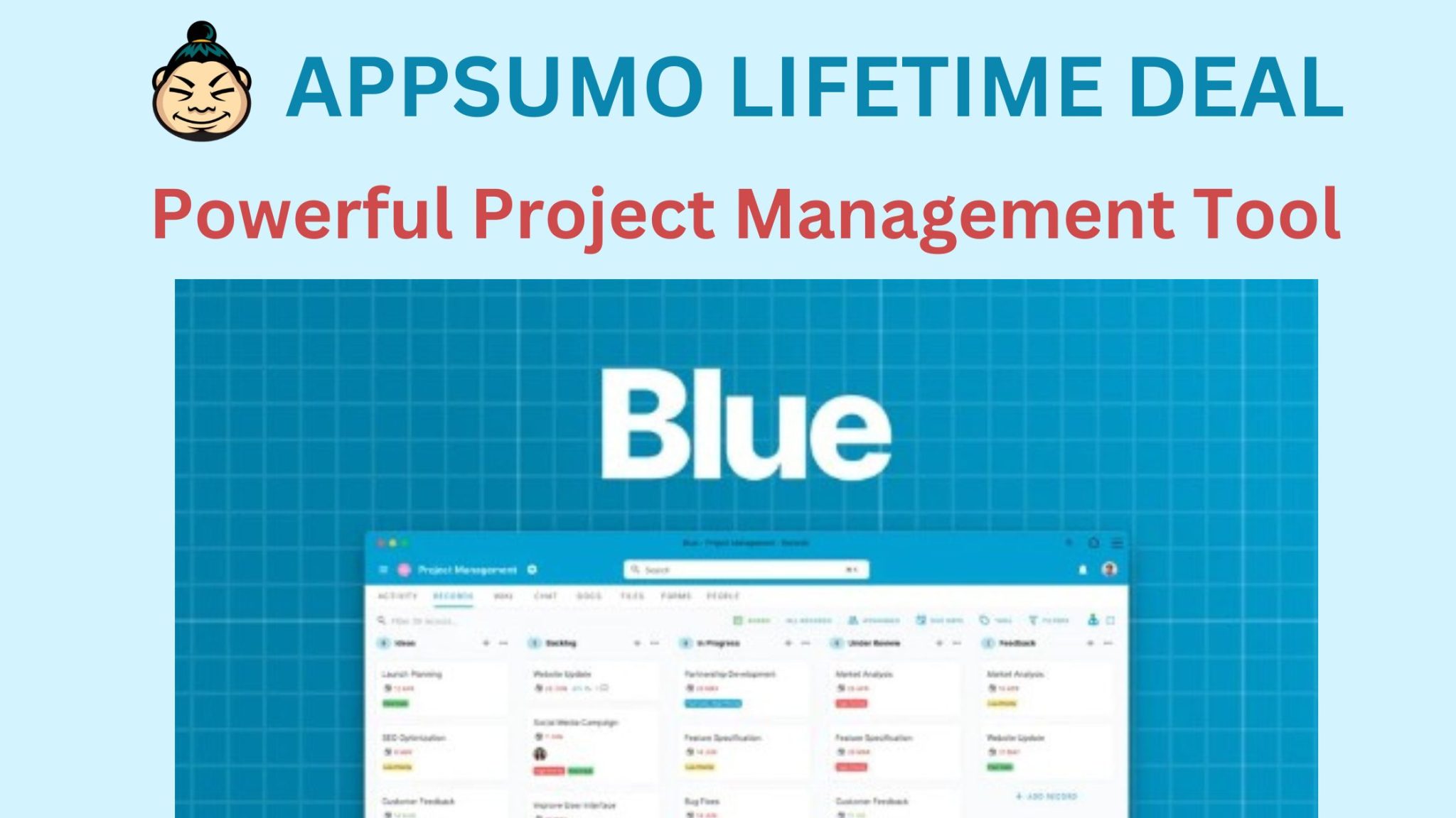 Blue Review: Project Management Made Easy [LTD] Only $59